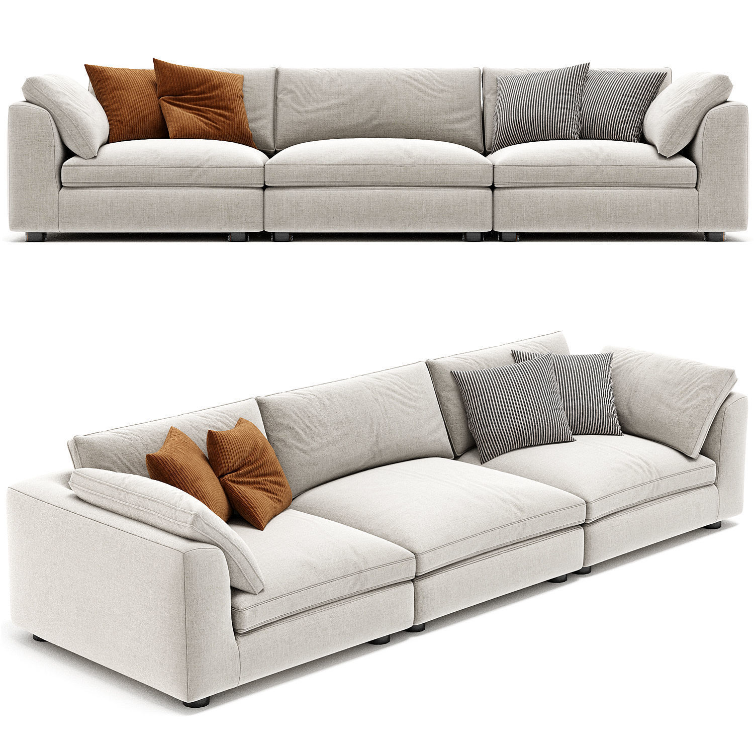 Bryant Modular Sofa 3D model | CGTrader