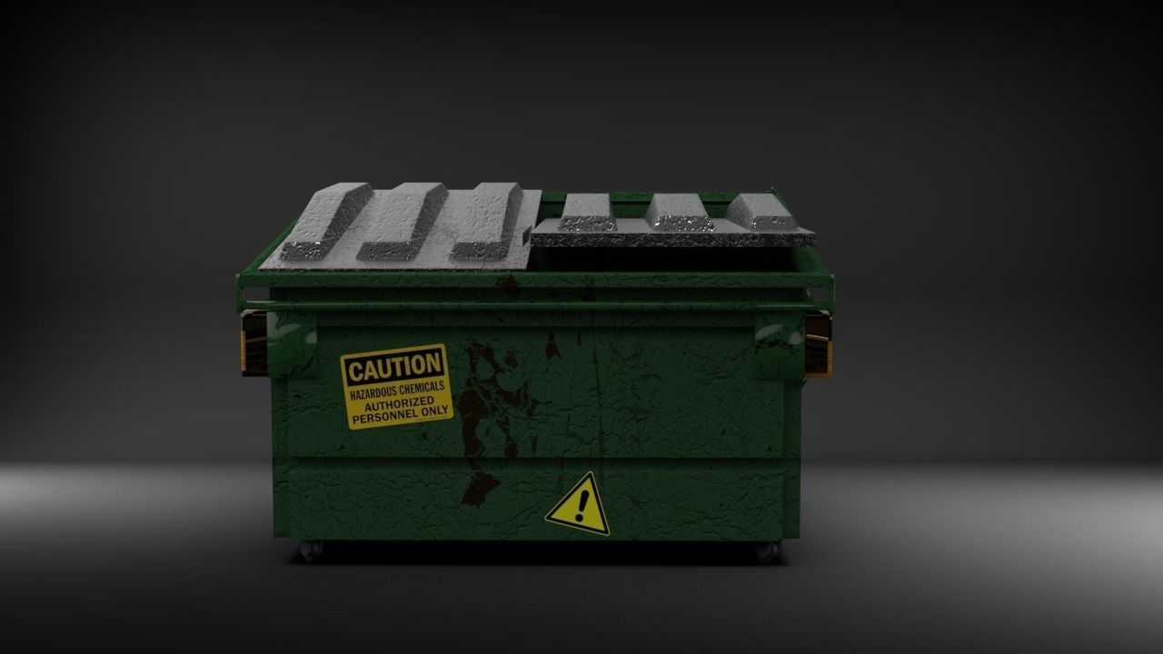 3D model Dumpster 3d model VR / AR / low-poly | CGTrader