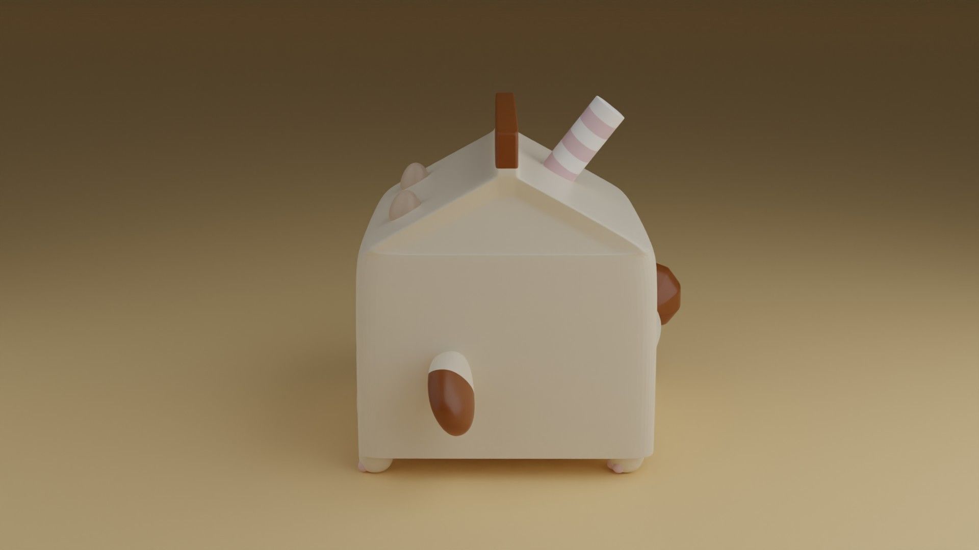 cow milk 3D model 3D printable | CGTrader
