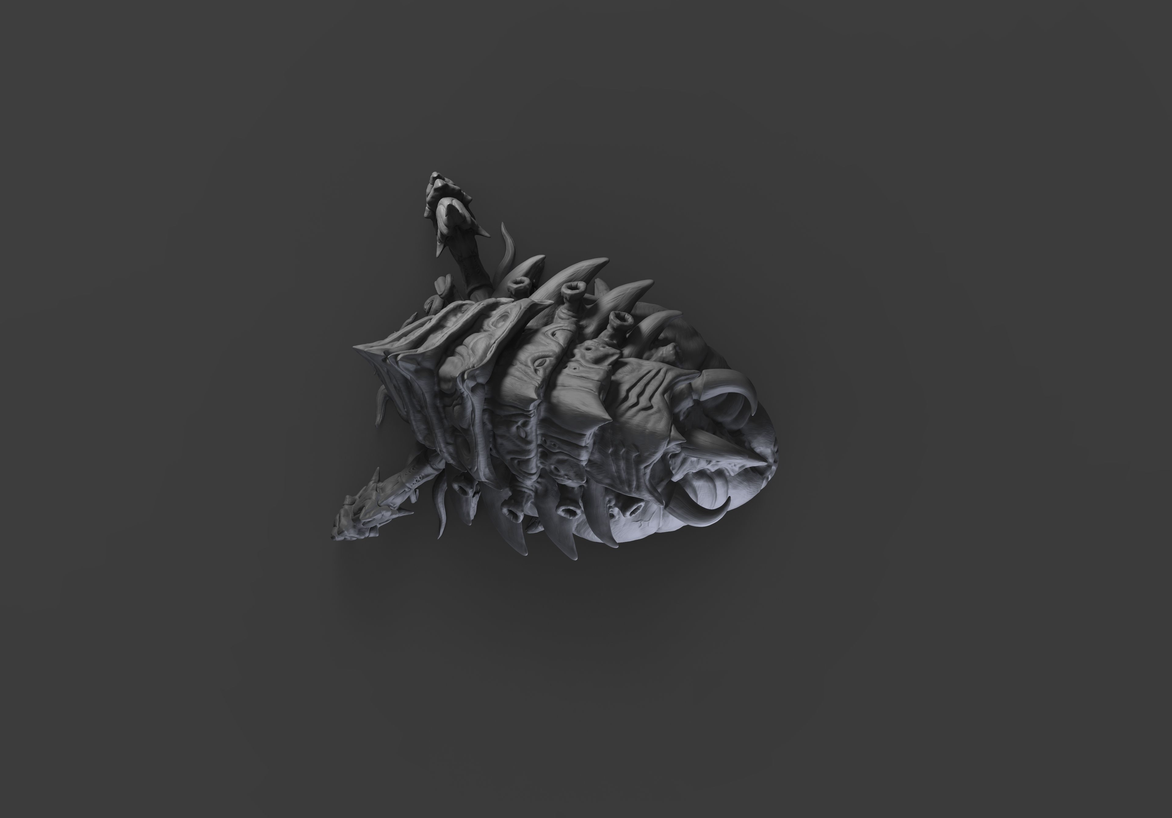 StarCraft2 Infestor 3D model 3D printable | CGTrader