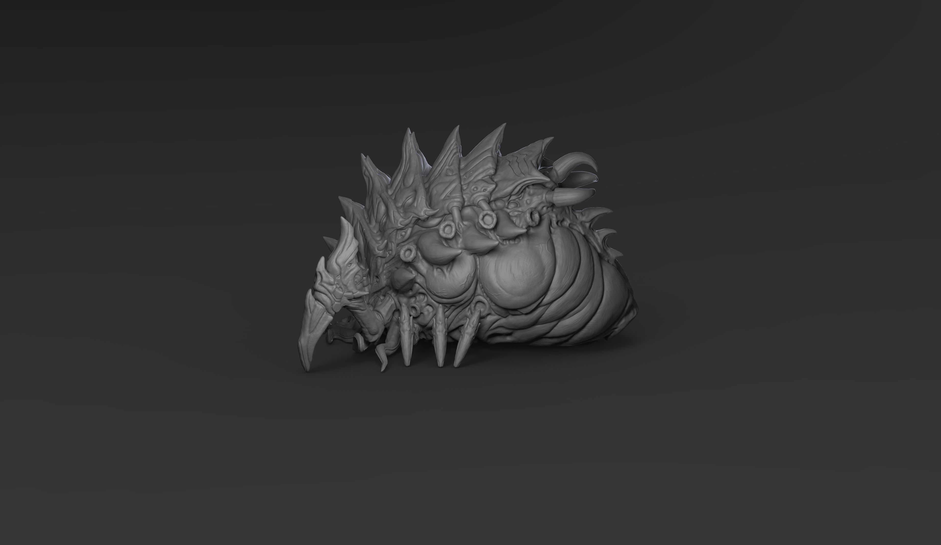 StarCraft2 Infestor 3D model 3D printable | CGTrader