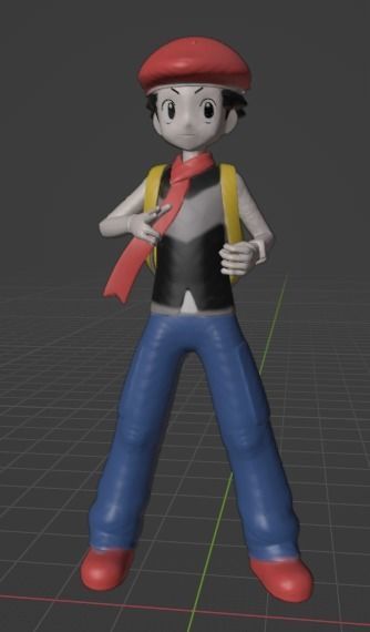 Lucas pokemon trainer 3D model 3D printable | CGTrader