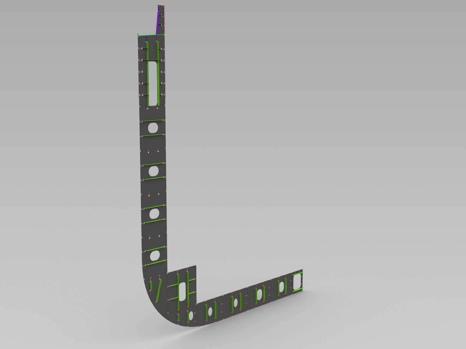Container ship midship section free 3D model | CGTrader