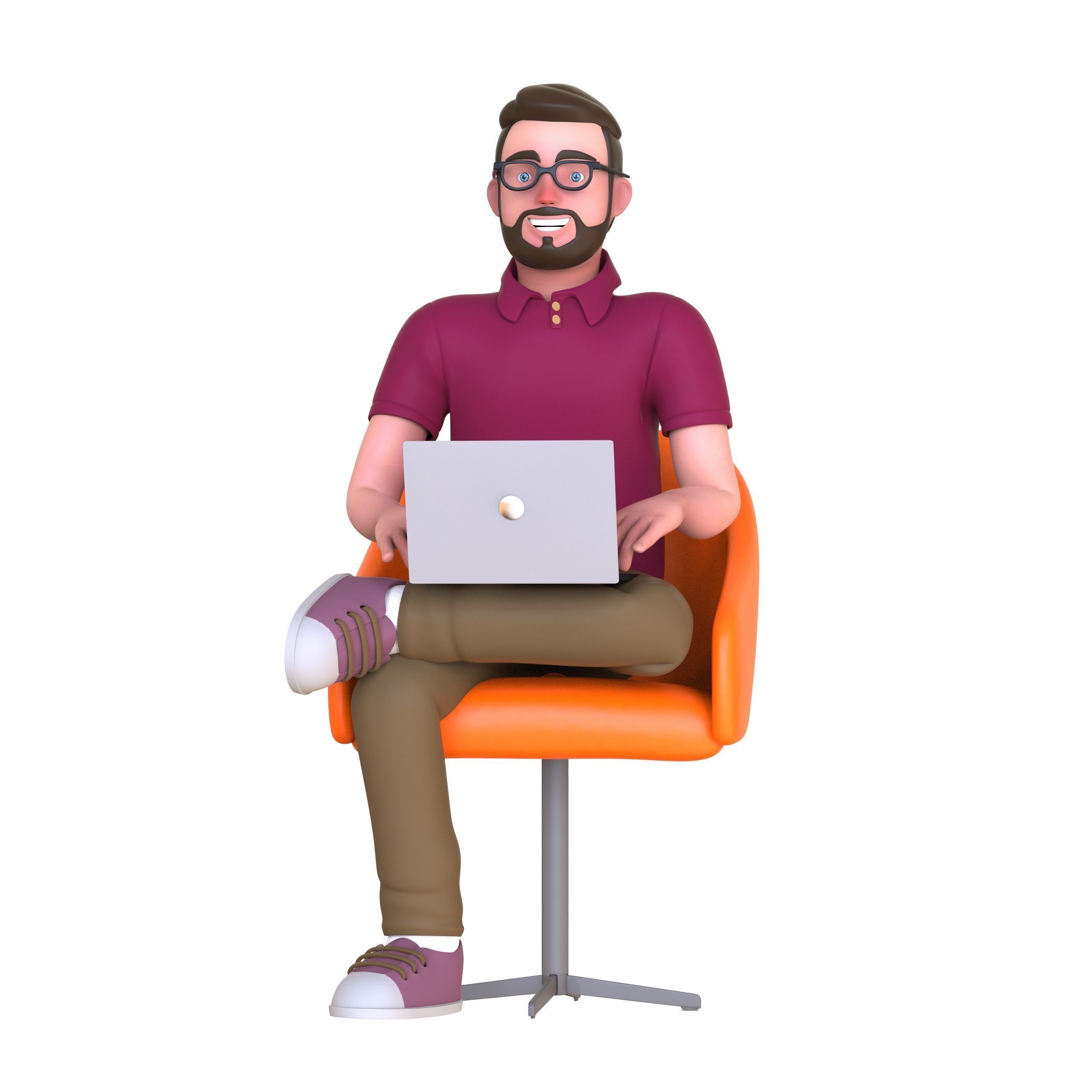 3D model Minimal Man Character 01 VR / AR / low-poly | CGTrader