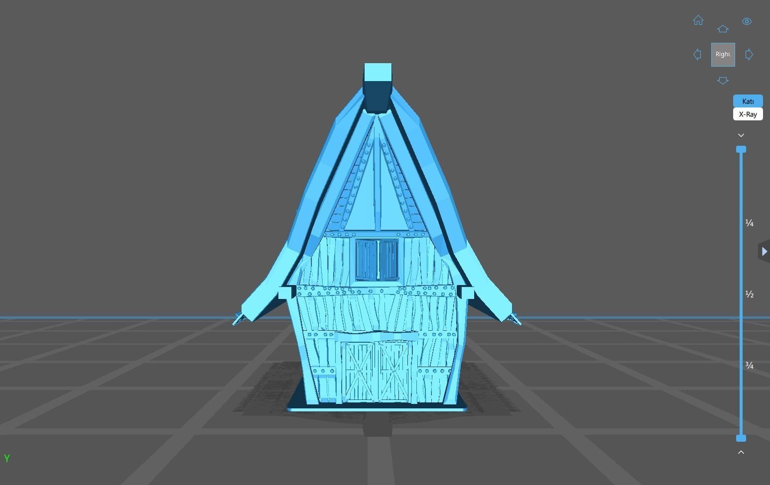 Simple Printable Barn 3D model 3D printable | CGTrader