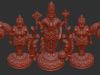 Vishnuji Laxmiji and Padmavati 3D model 3D printable | CGTrader