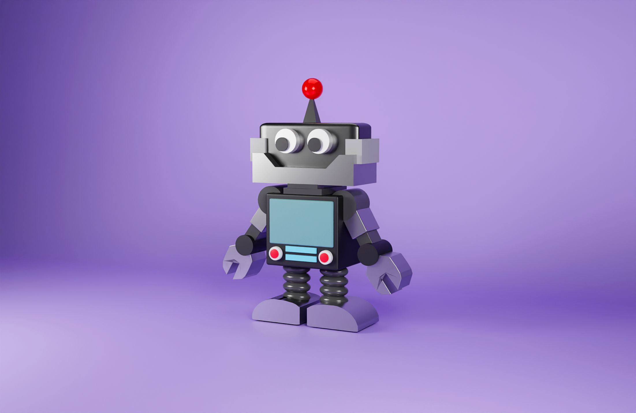 CARTOON ROBOT 3D free 3D model | CGTrader