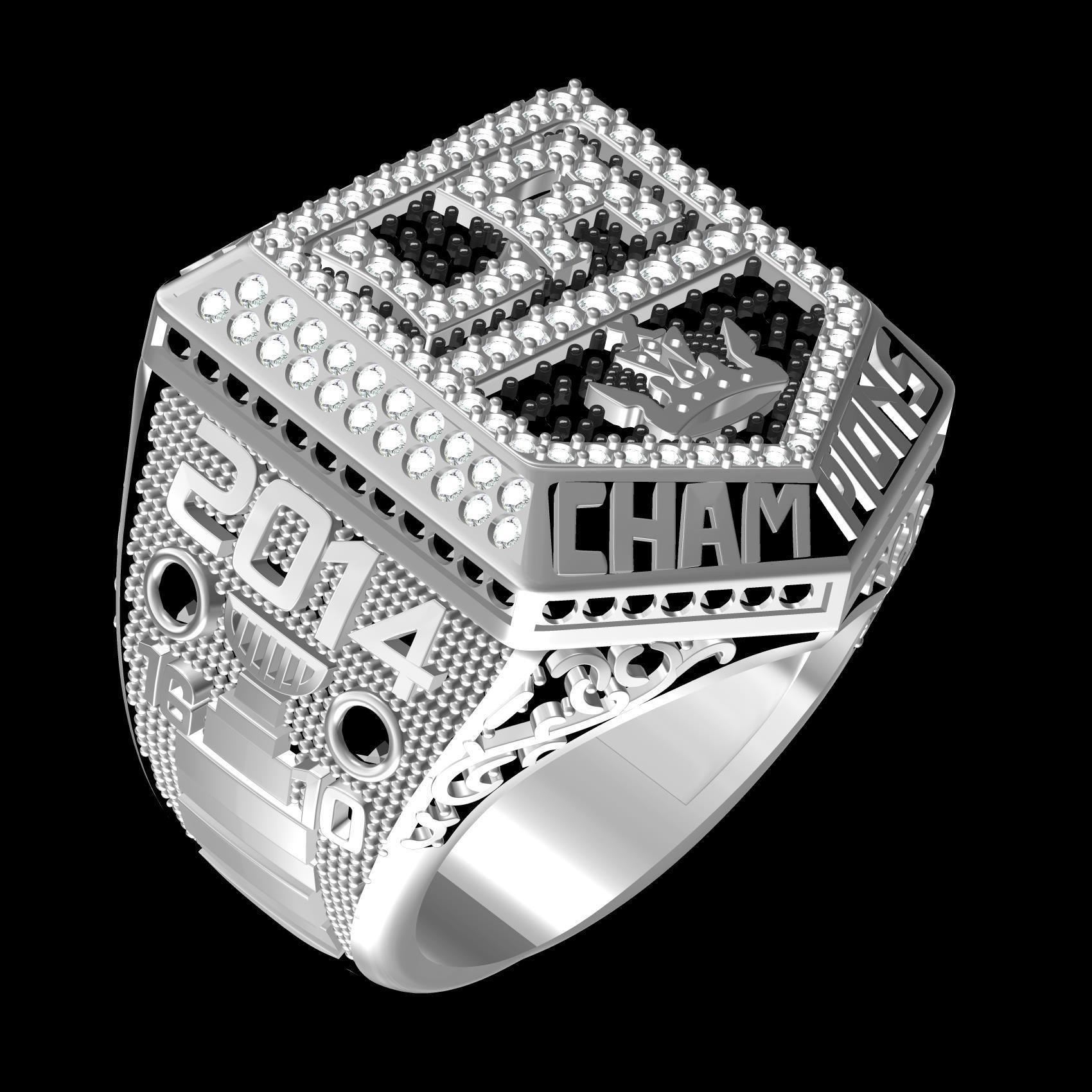 Williams Kings 2014 Championship Ring 3D model 3D printable | CGTrader
