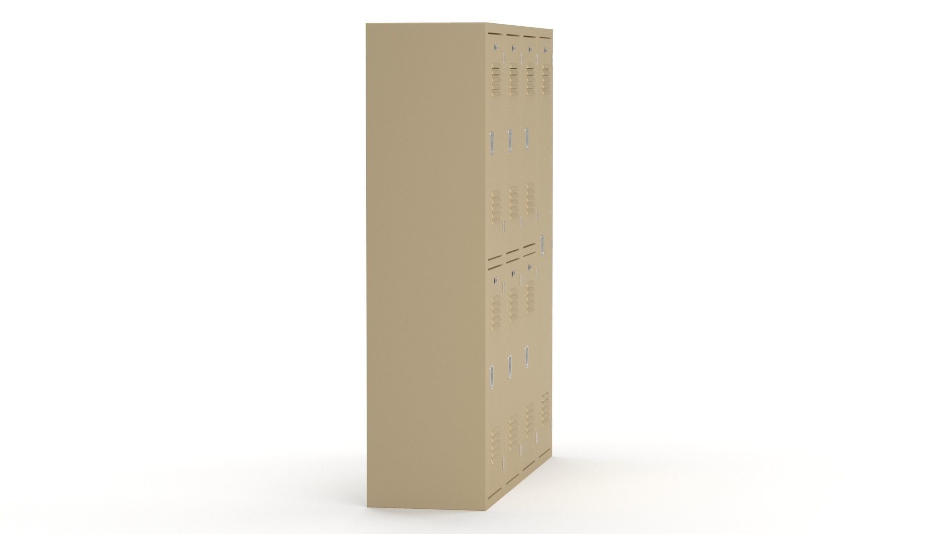 School College Gym Military Locker 3D model | CGTrader