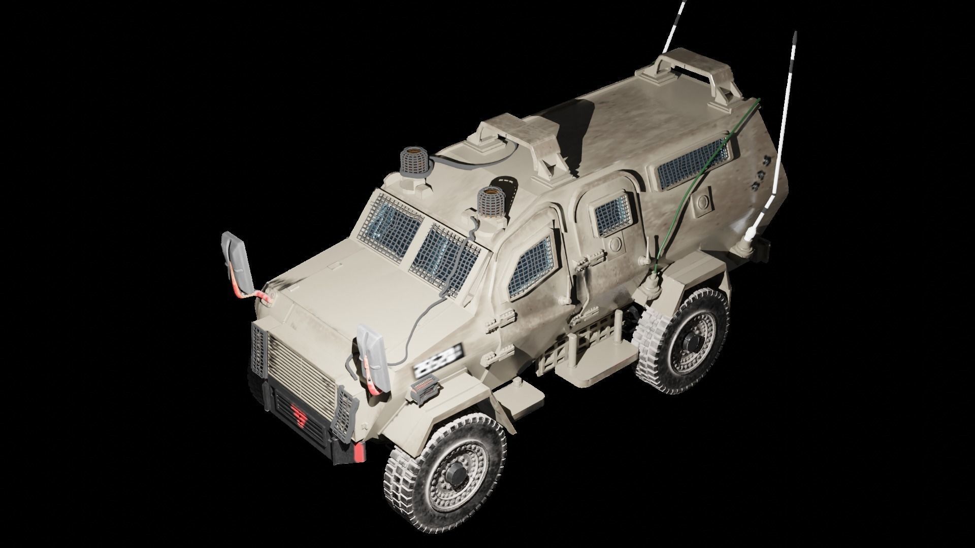 Wolf Zeev IDF armored vehicle 3D model | CGTrader