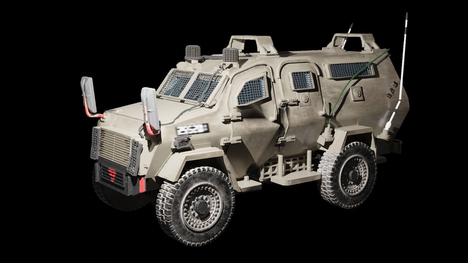Wolf Zeev IDF armored vehicle 3D model | CGTrader