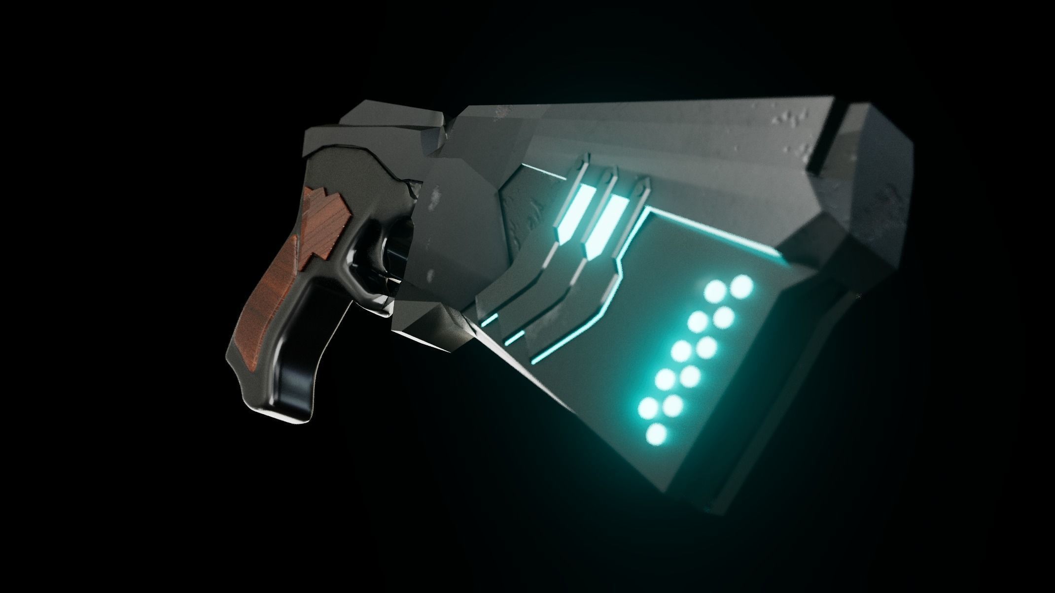 Psychopass Gun Dominator 3D Model 3D model | CGTrader