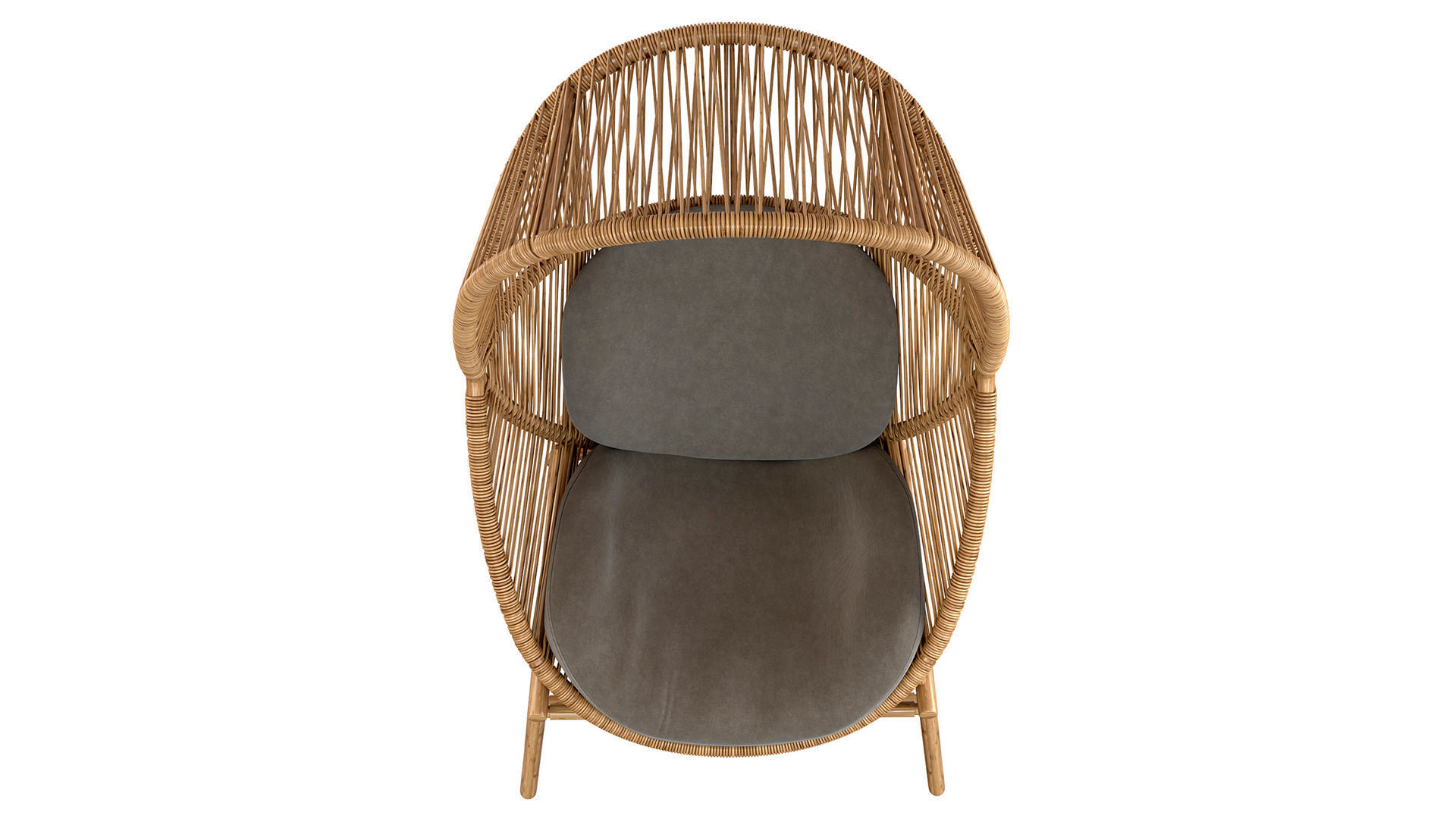 Hive chair Cane line rattan weave natural 3D model | CGTrader