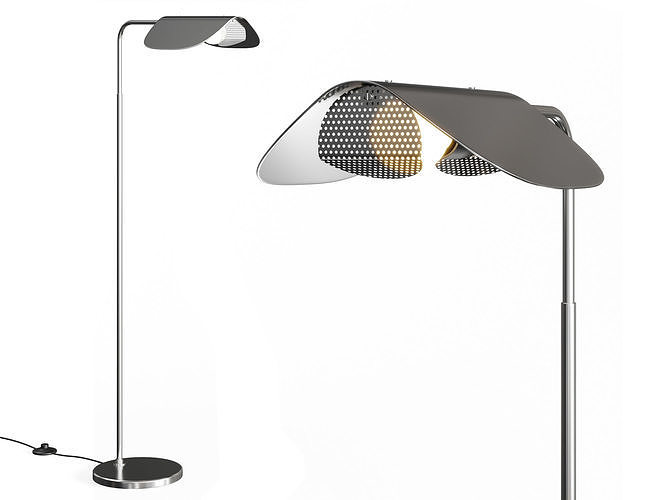 Wing floor lamp by Menuspace 3D model | CGTrader