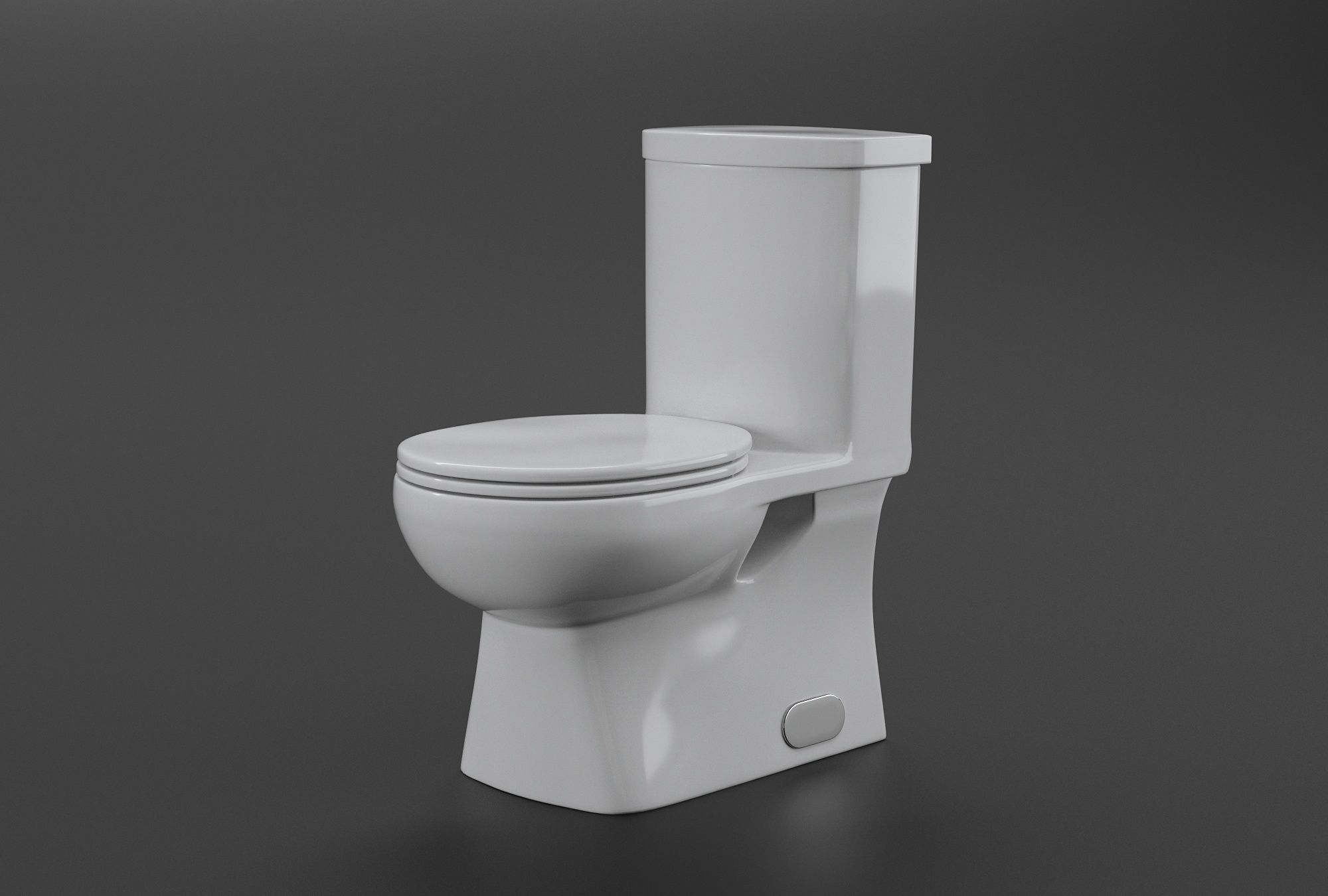 CONTRAC 4710BOVU CALI 4 8L ONE PIECE TOILET ELONGATED 3D model | CGTrader