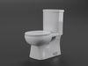 CONTRAC 4710BOVU CALI 4 8L ONE PIECE TOILET ELONGATED 3D model | CGTrader