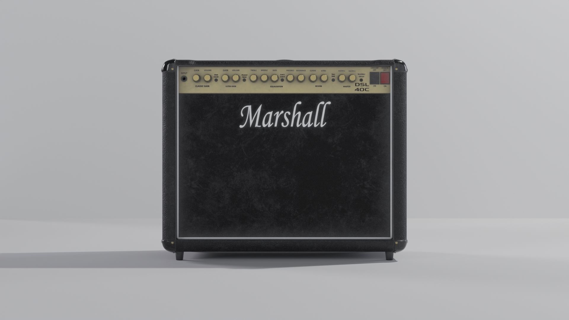 MARSHALL DSL40CR AMP 3D model | CGTrader