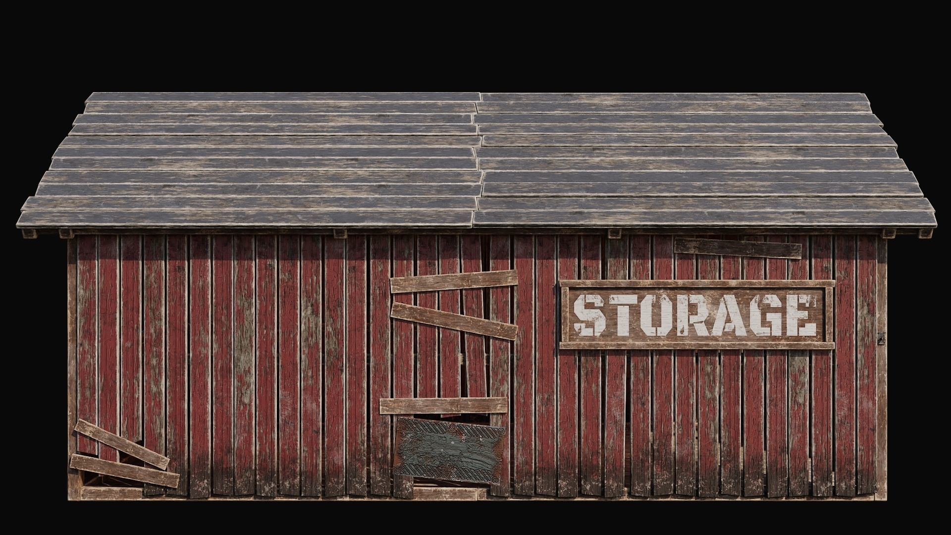 FREE Farm Building Storage 4K PBR Game-Ready free VR / AR / low-poly 3D ...
