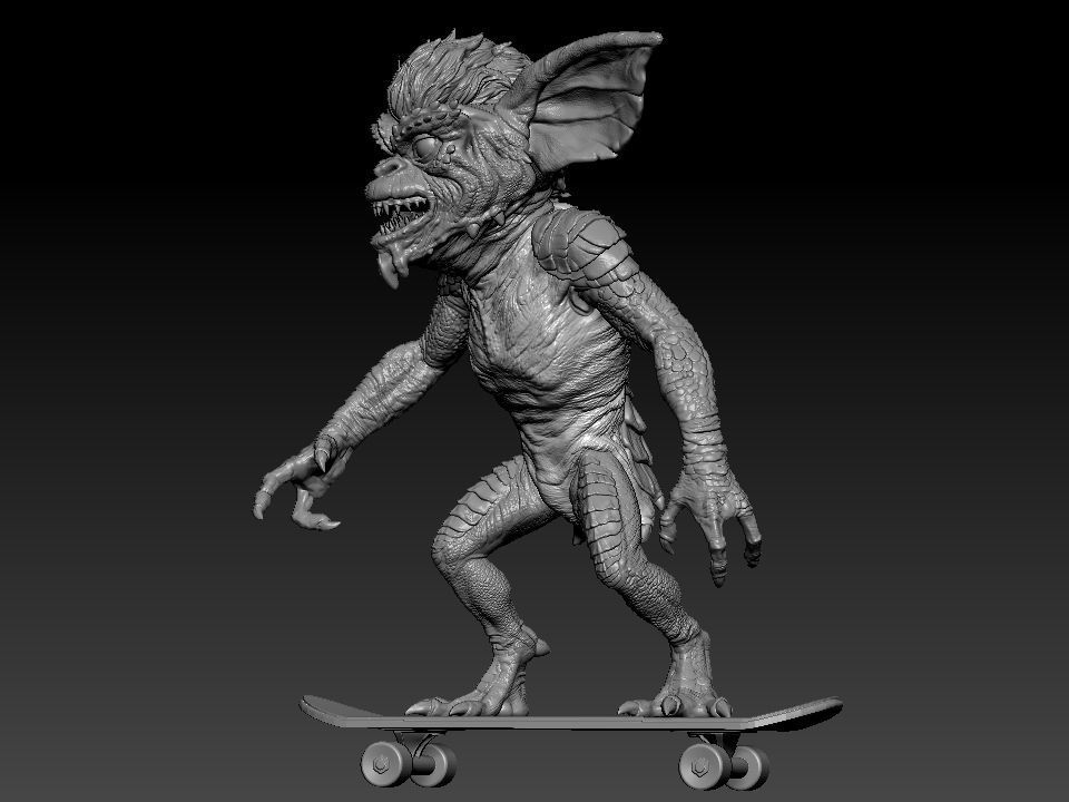 Gremlin Stripe 3D model 3D printable | CGTrader
