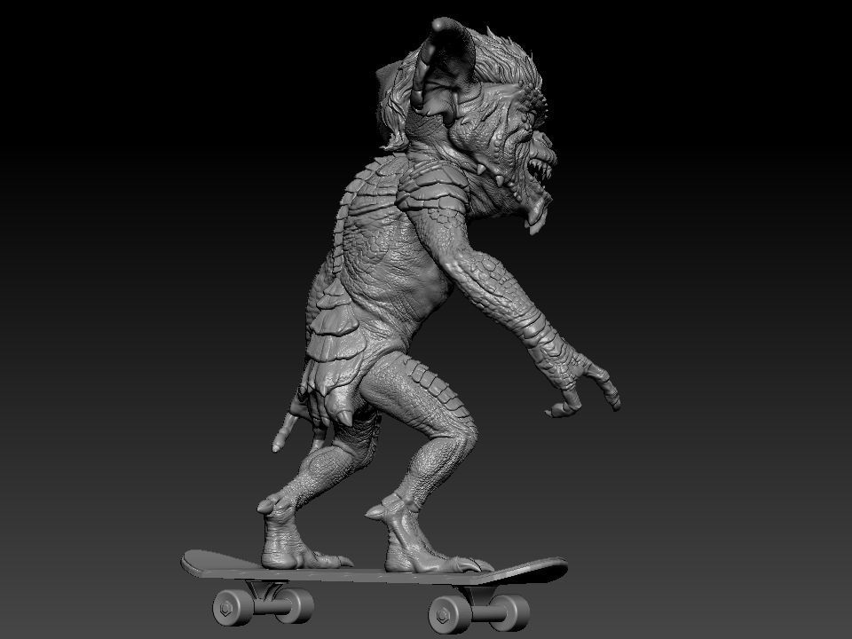 Gremlin Stripe 3D model 3D printable | CGTrader