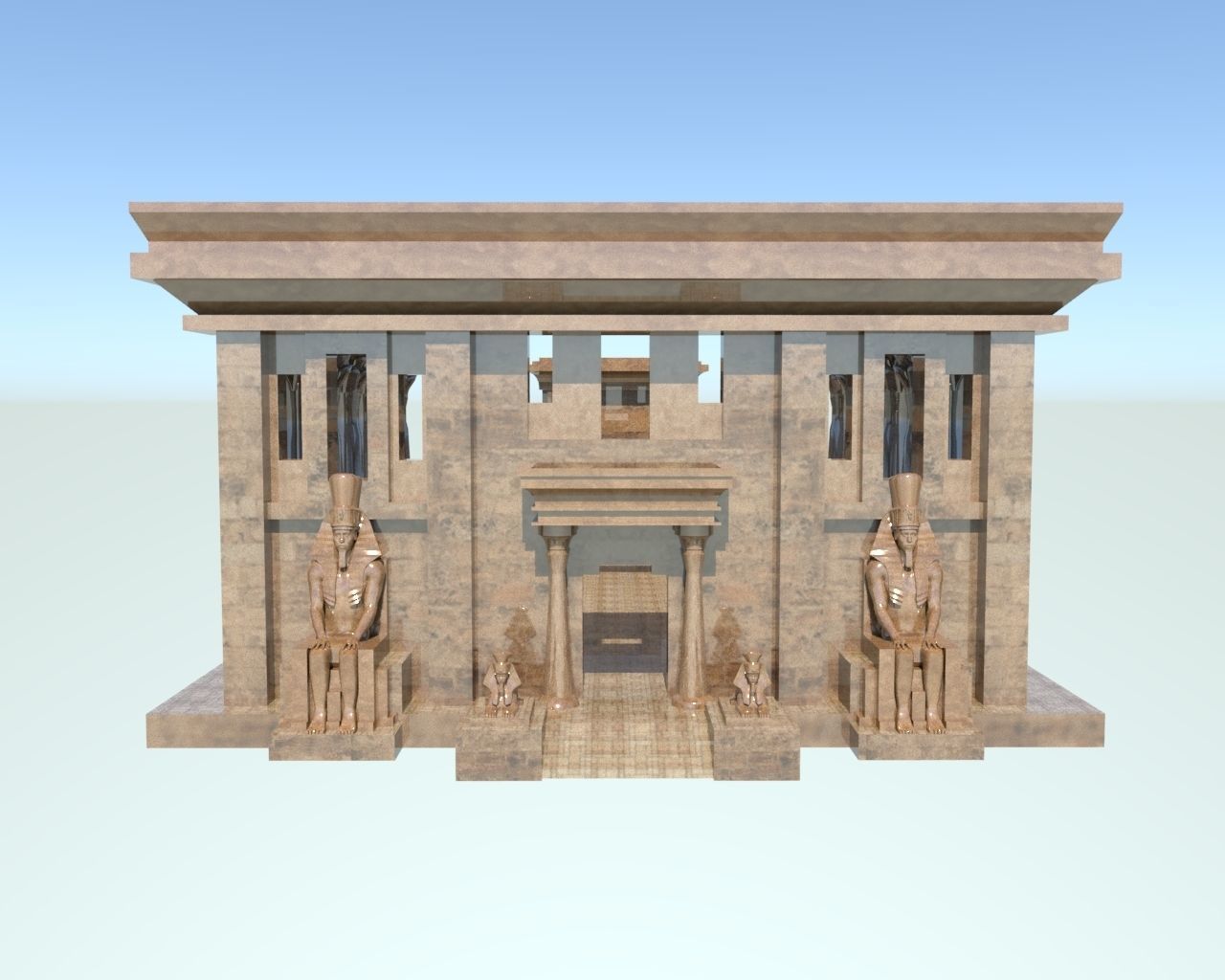 3D model Egypt Ancient 3d Model VR / AR / low-poly | CGTrader