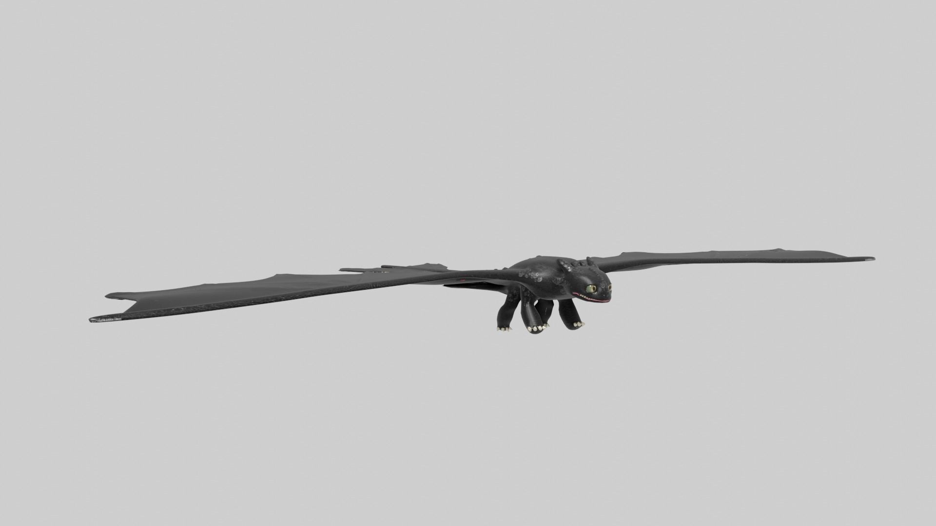 3D model Toothless low-poly 3d model VR / AR / low-poly | CGTrader