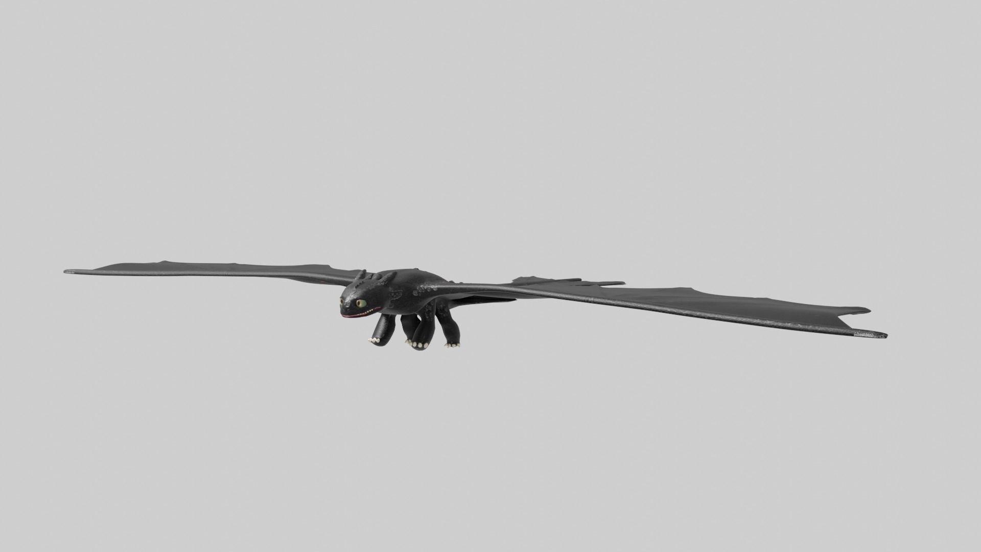 3D model Toothless low-poly 3d model VR / AR / low-poly | CGTrader