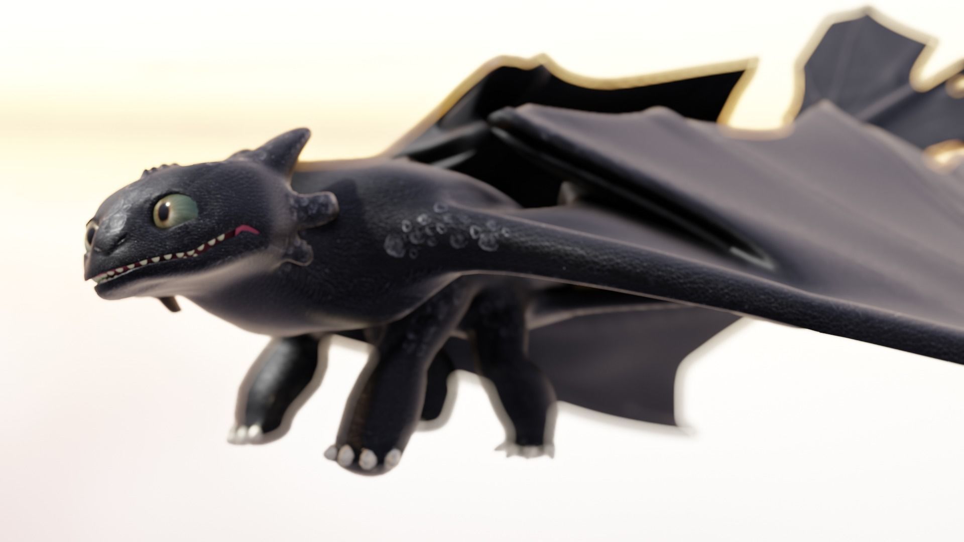 3D model Toothless low-poly 3d model VR / AR / low-poly | CGTrader