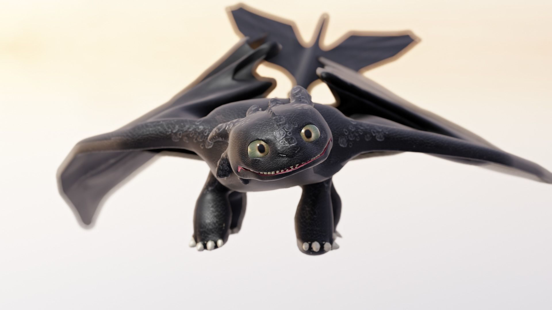 3D model Toothless low-poly 3d model VR / AR / low-poly | CGTrader