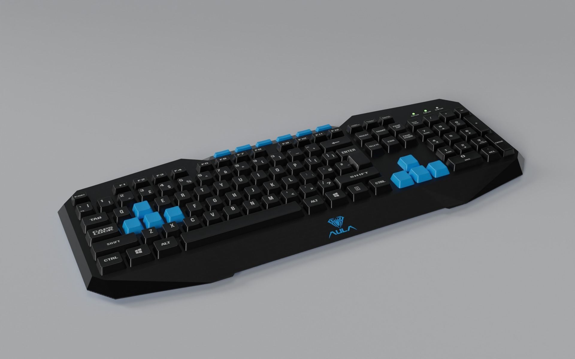 3D model aula keyboard SI-832 VR / AR / low-poly | CGTrader