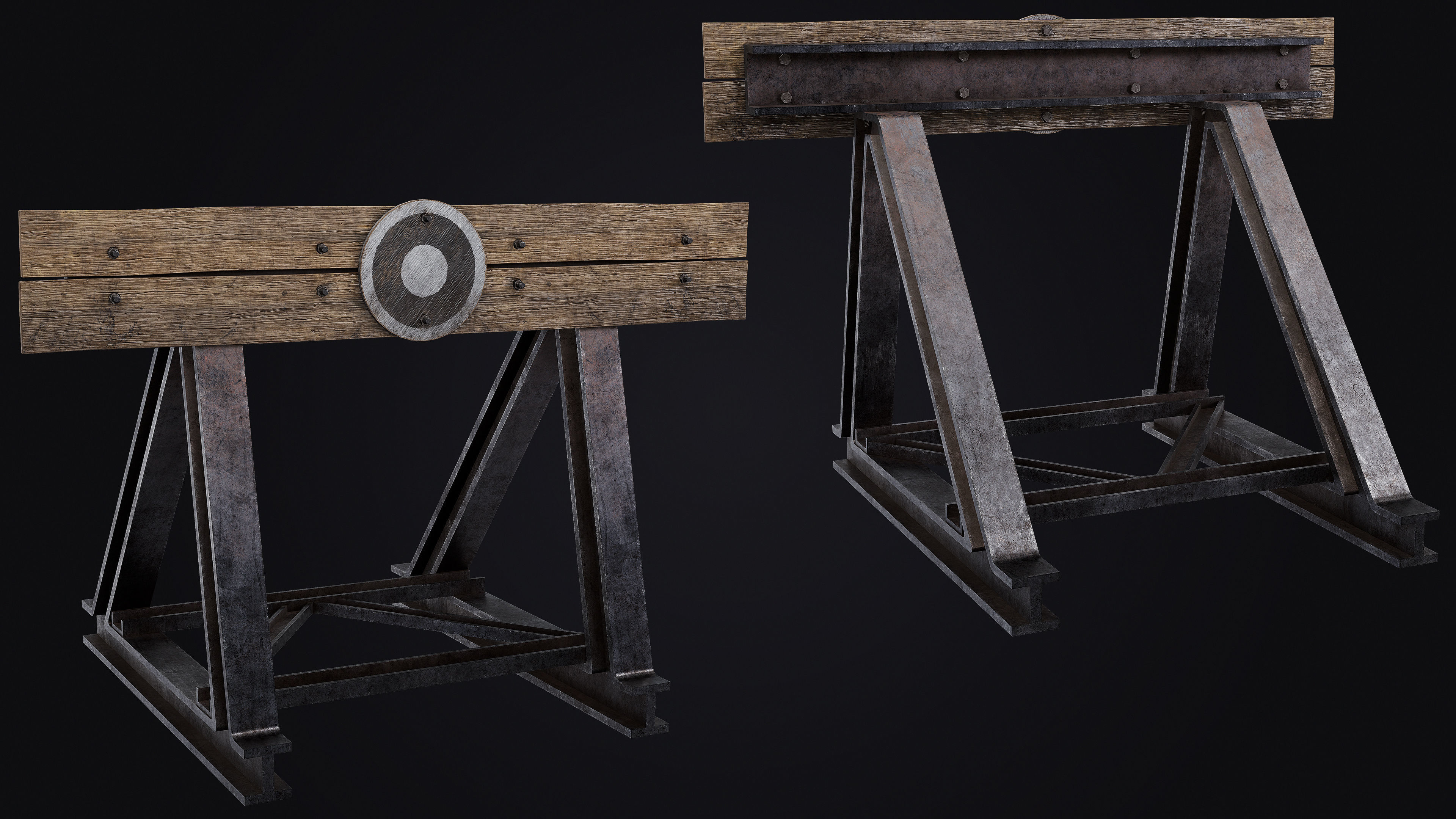 3D model Mine Signs VR / AR / low-poly | CGTrader
