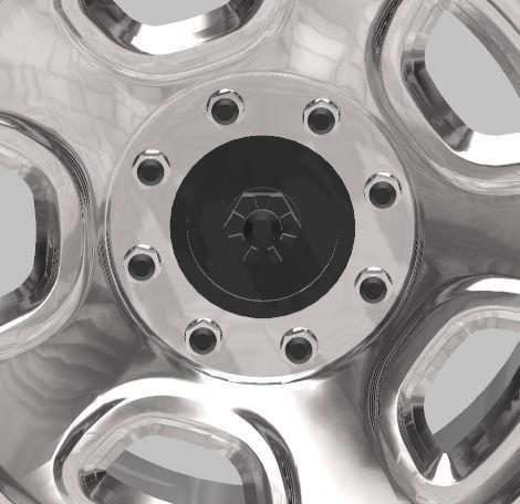 DODGE RAM ORIGINAL 17 STEEL WHEELS FOR 1 25 SCALE AUTOS 3D model 3D ...