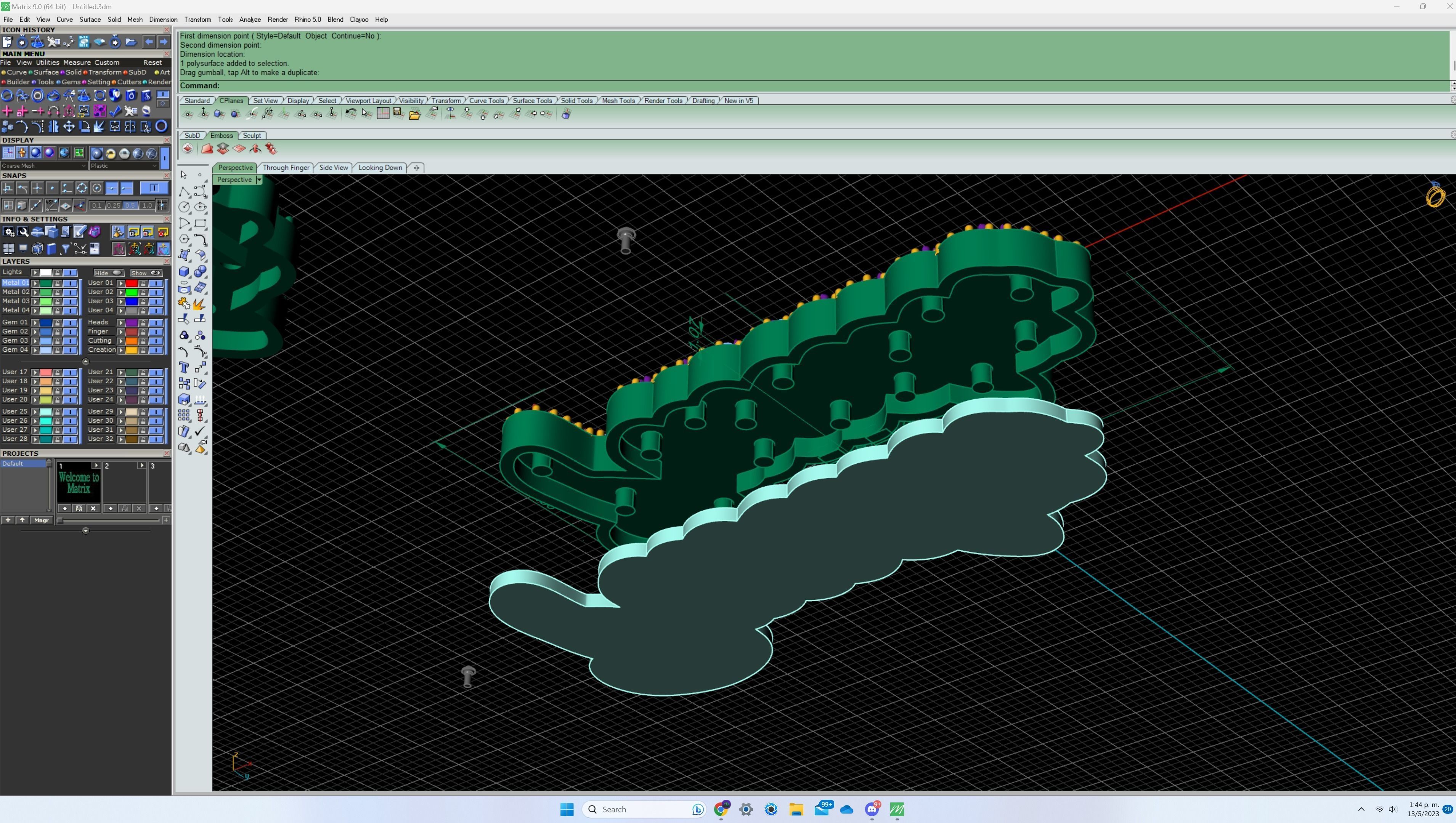 Panda Pendant Full Iced Out 3D model 3D printable | CGTrader