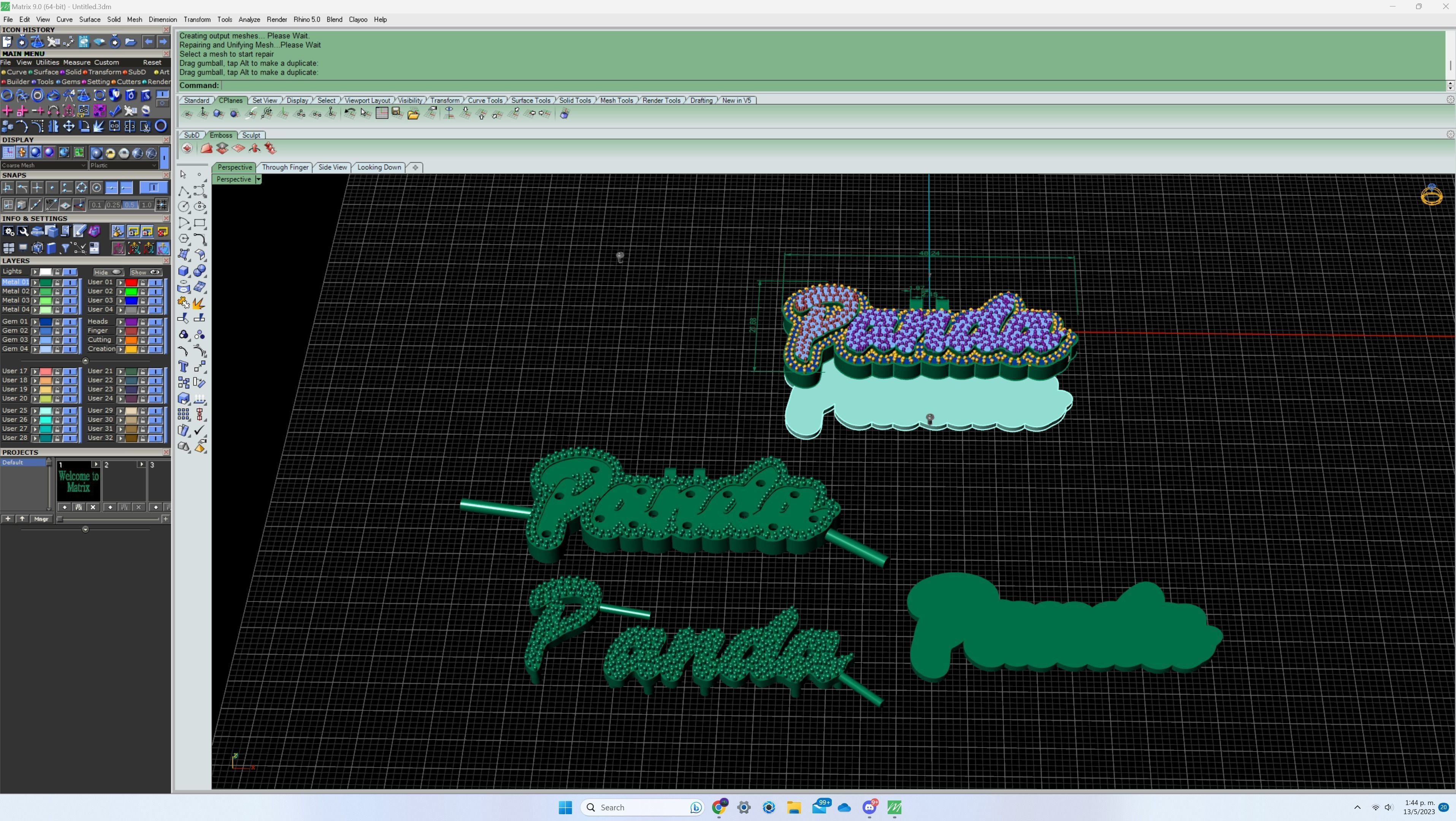 Panda Pendant Full Iced Out 3D model 3D printable | CGTrader