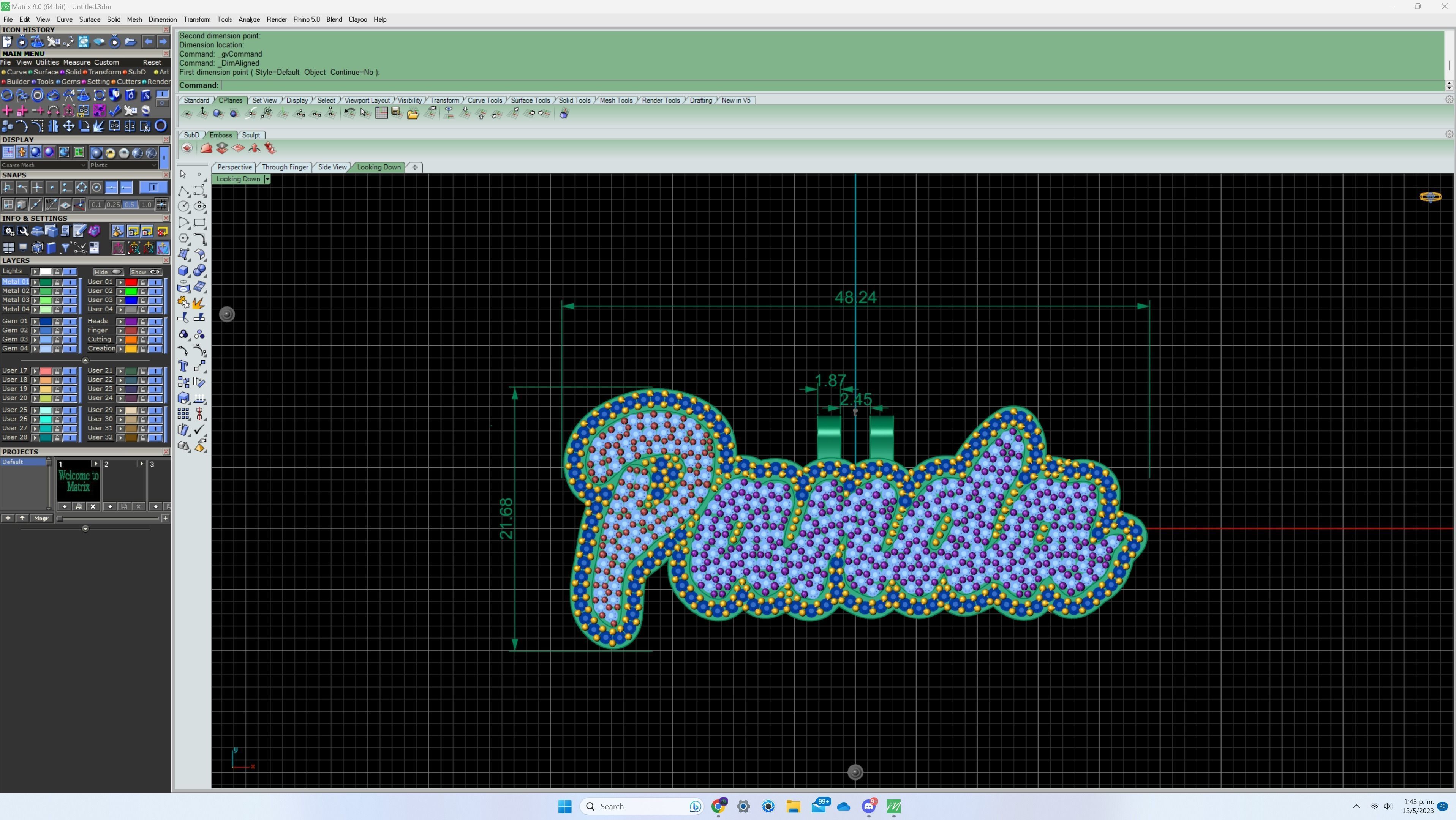 Panda Pendant Full Iced Out 3D model 3D printable | CGTrader
