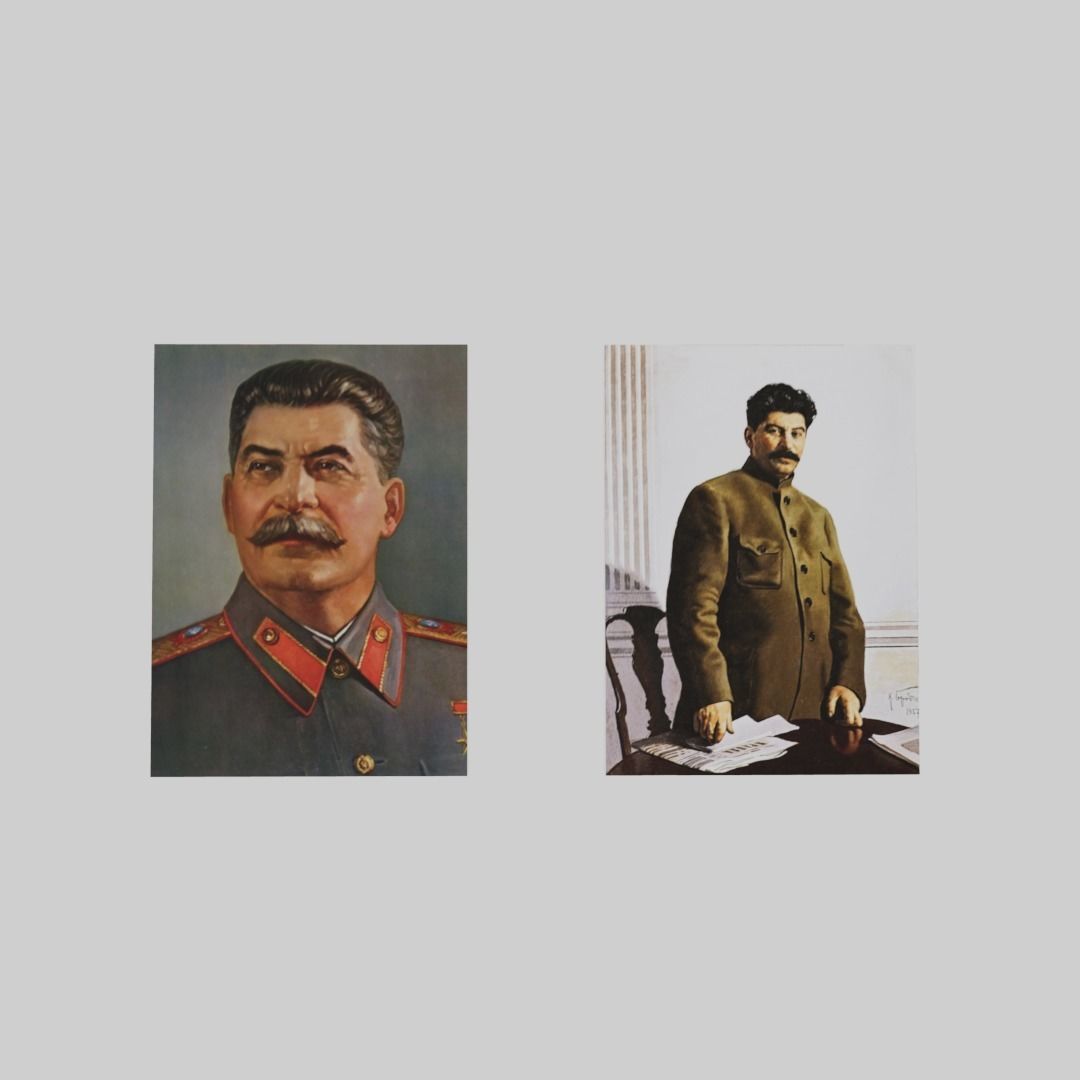 Joseph Stalin paintings free VR / AR / low-poly 3D model | CGTrader