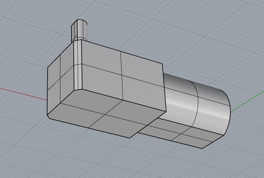 N20 motor shaft on side 3D model 3D printable | CGTrader