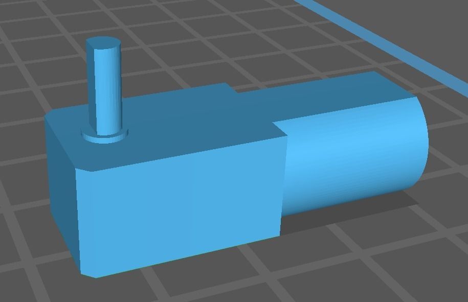 N20 motor shaft on side 3D model 3D printable | CGTrader