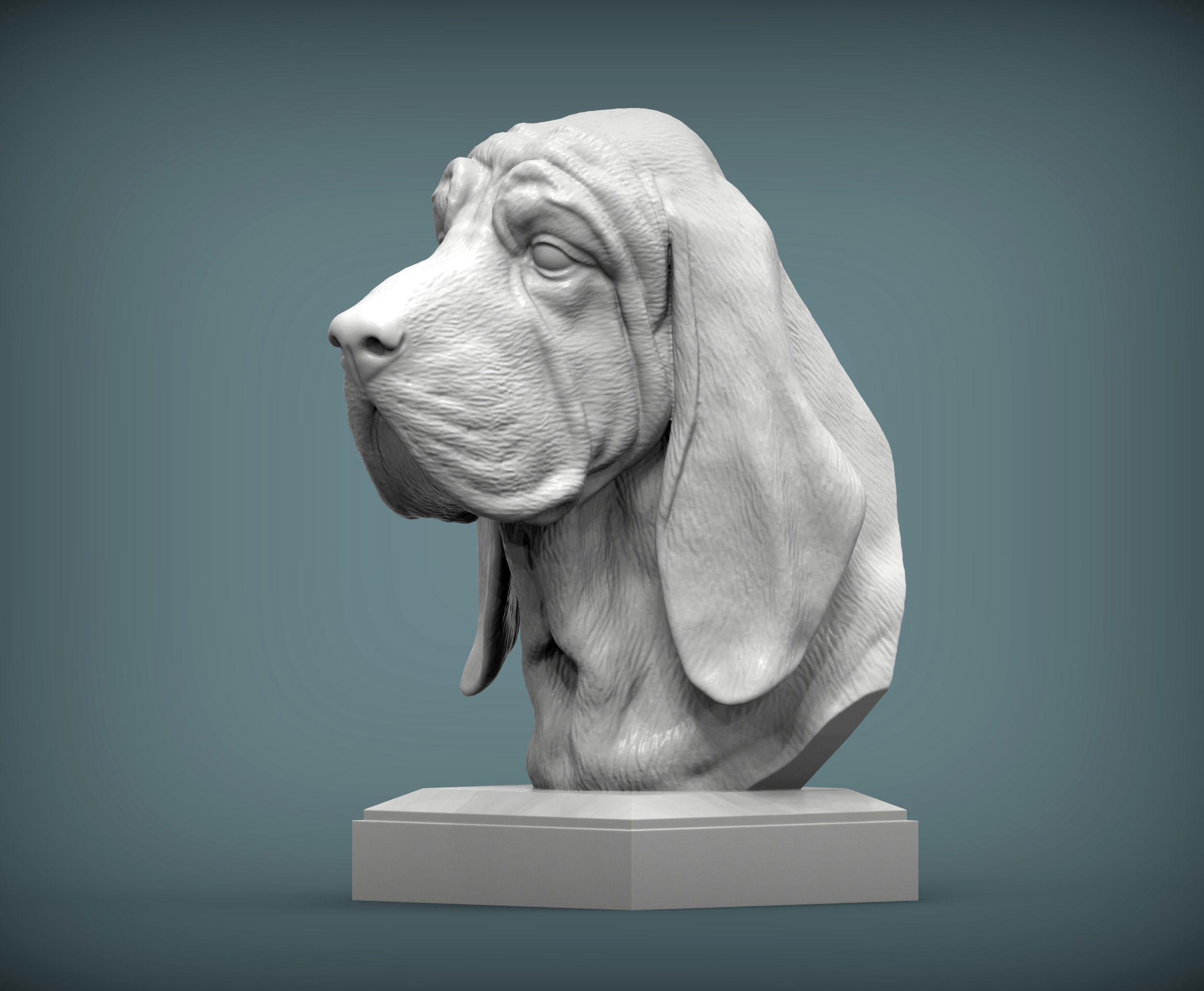 BLOODHOUND 3D model 3D printable | CGTrader
