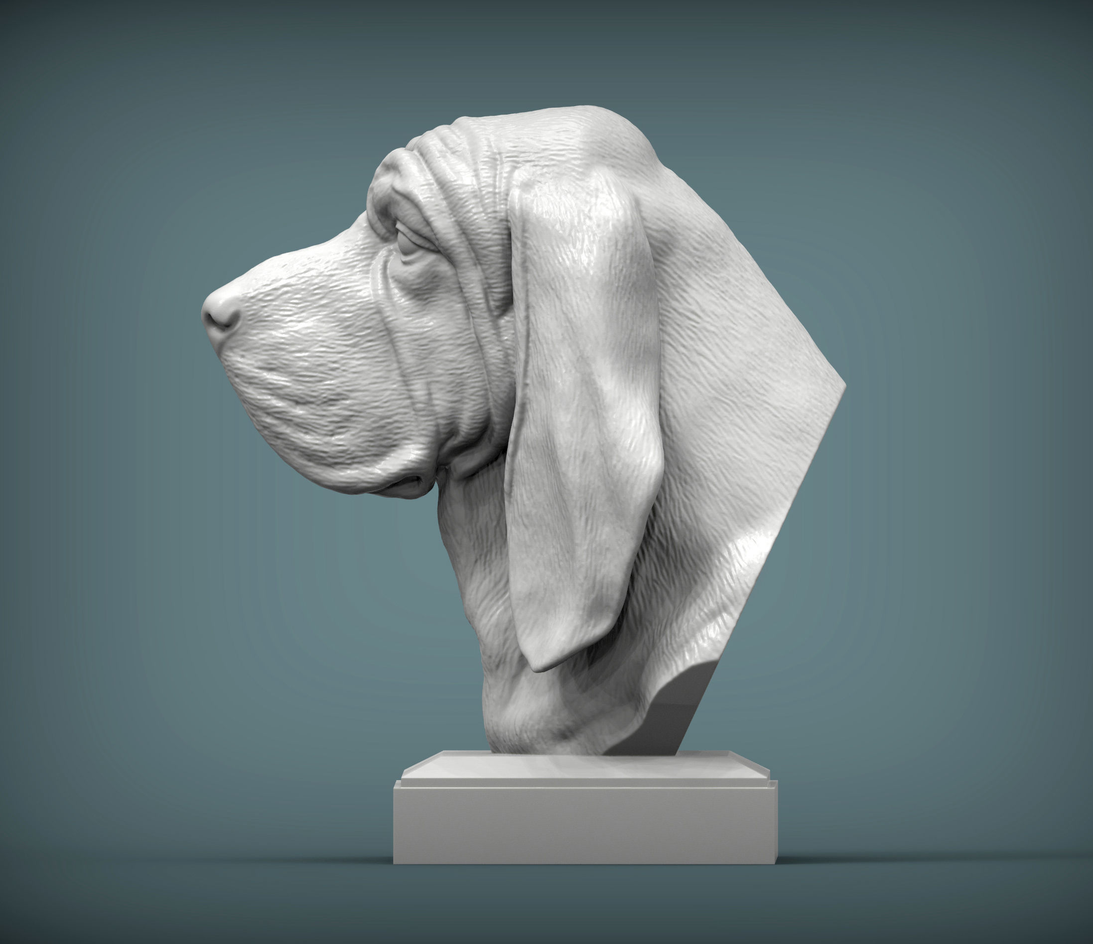 BLOODHOUND 3D model 3D printable | CGTrader