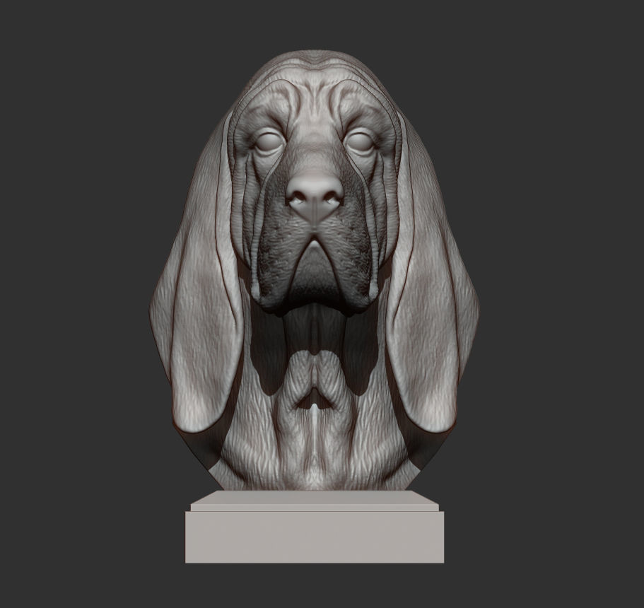 BLOODHOUND 3D model 3D printable | CGTrader