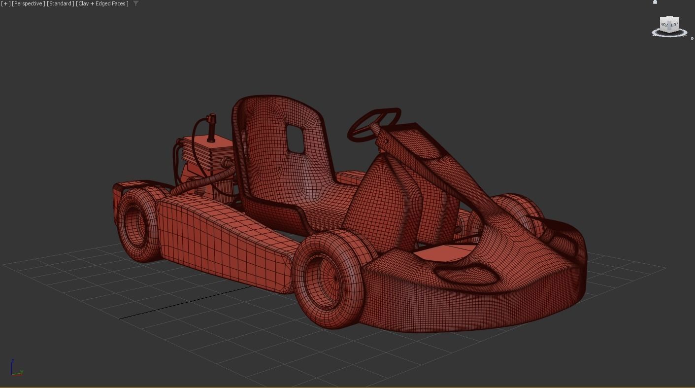 Go Kart 3D model | CGTrader