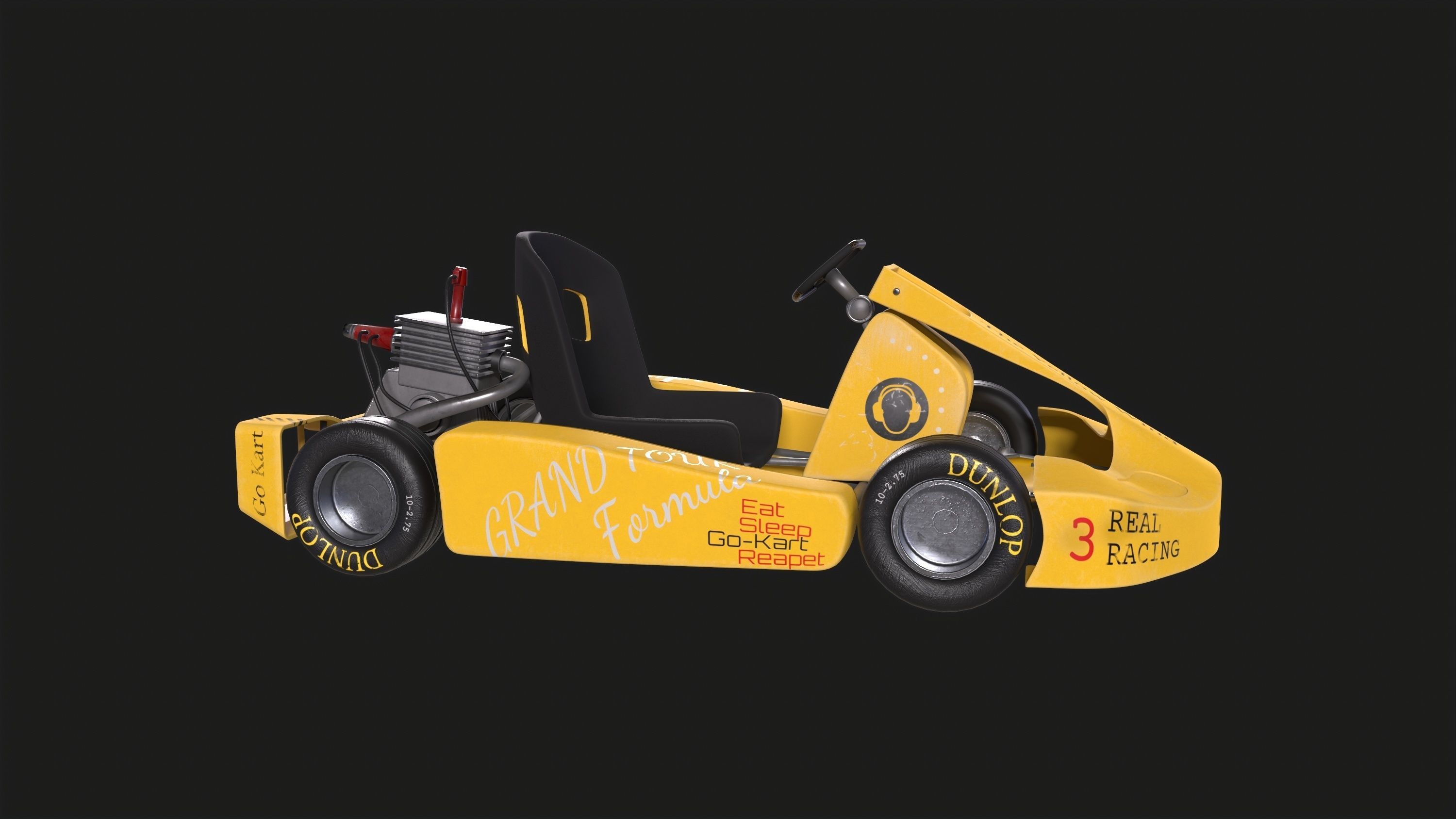 Go Kart 3D model | CGTrader