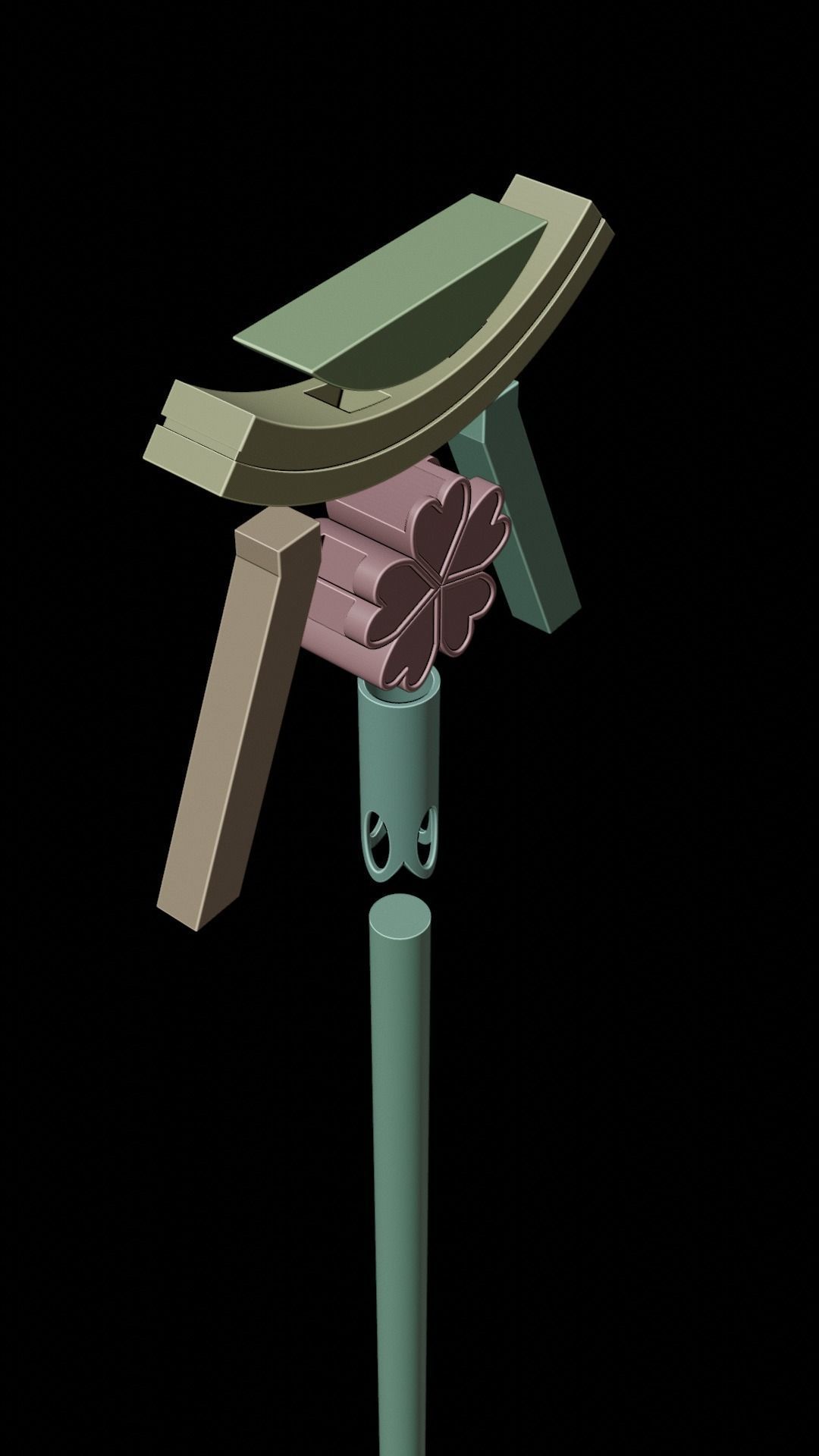 Yae Miko Gohei Wand Stick Genshin Impact 3D model 3D printable | CGTrader