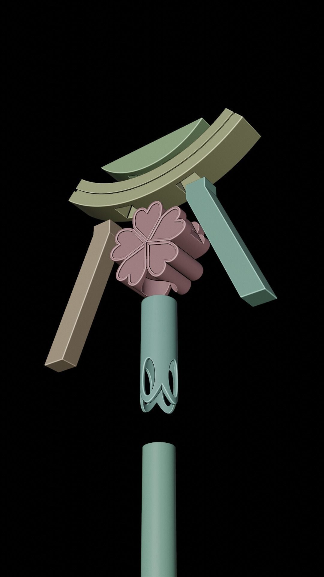 Yae Miko Gohei Wand Stick Genshin Impact 3D model 3D printable | CGTrader