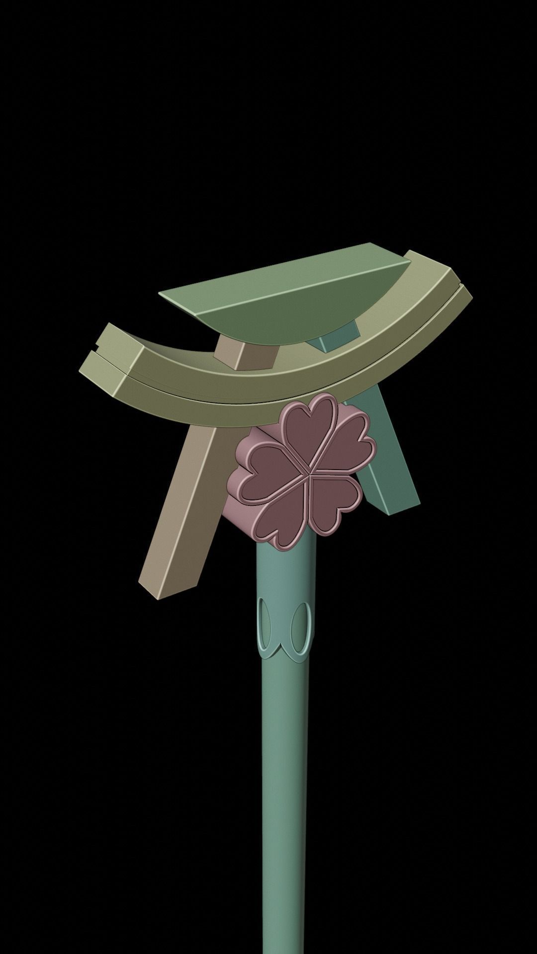 Yae Miko Gohei Wand Stick Genshin Impact 3D model 3D printable | CGTrader