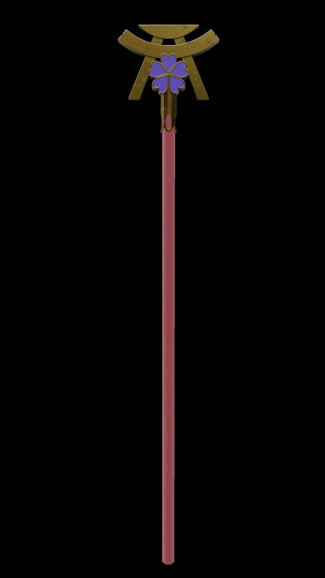 Yae Miko Gohei Wand Stick Genshin Impact 3D model 3D printable | CGTrader