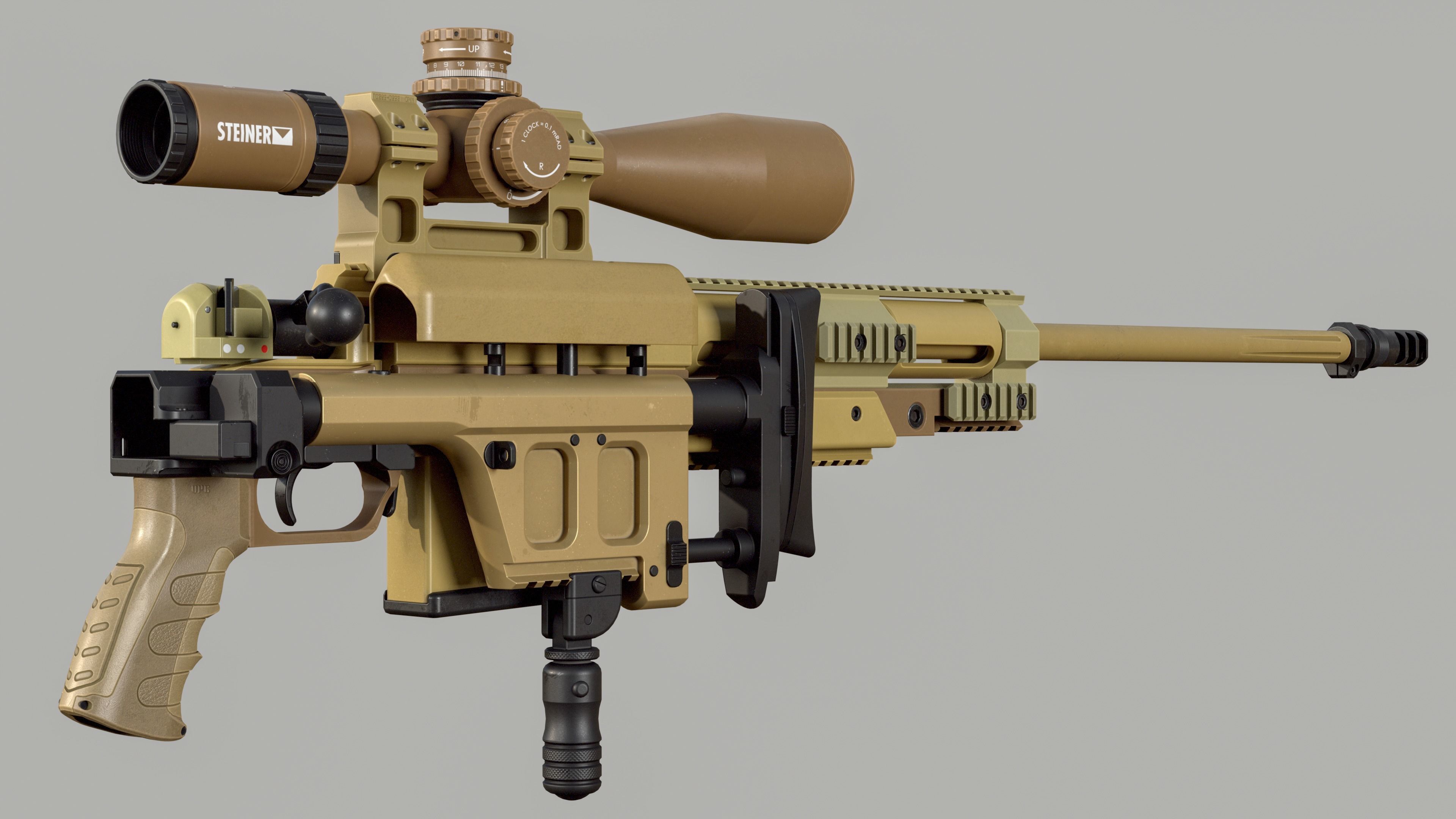 3D model Haenel RS9 - G29 - Replice - LOW POLY VR / AR / low-poly ...