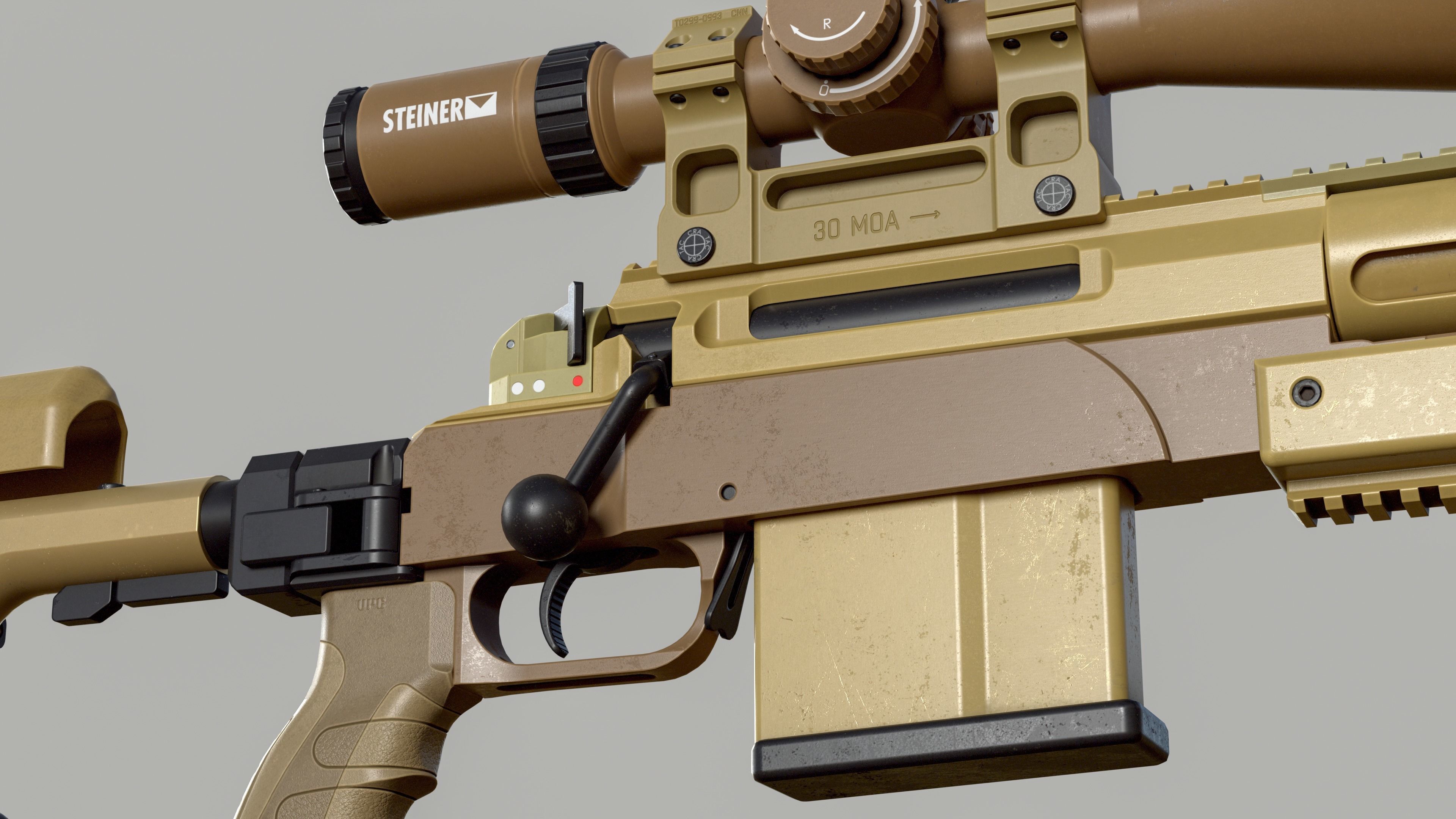 3D model Haenel RS9 - G29 - Replice - LOW POLY VR / AR / low-poly ...