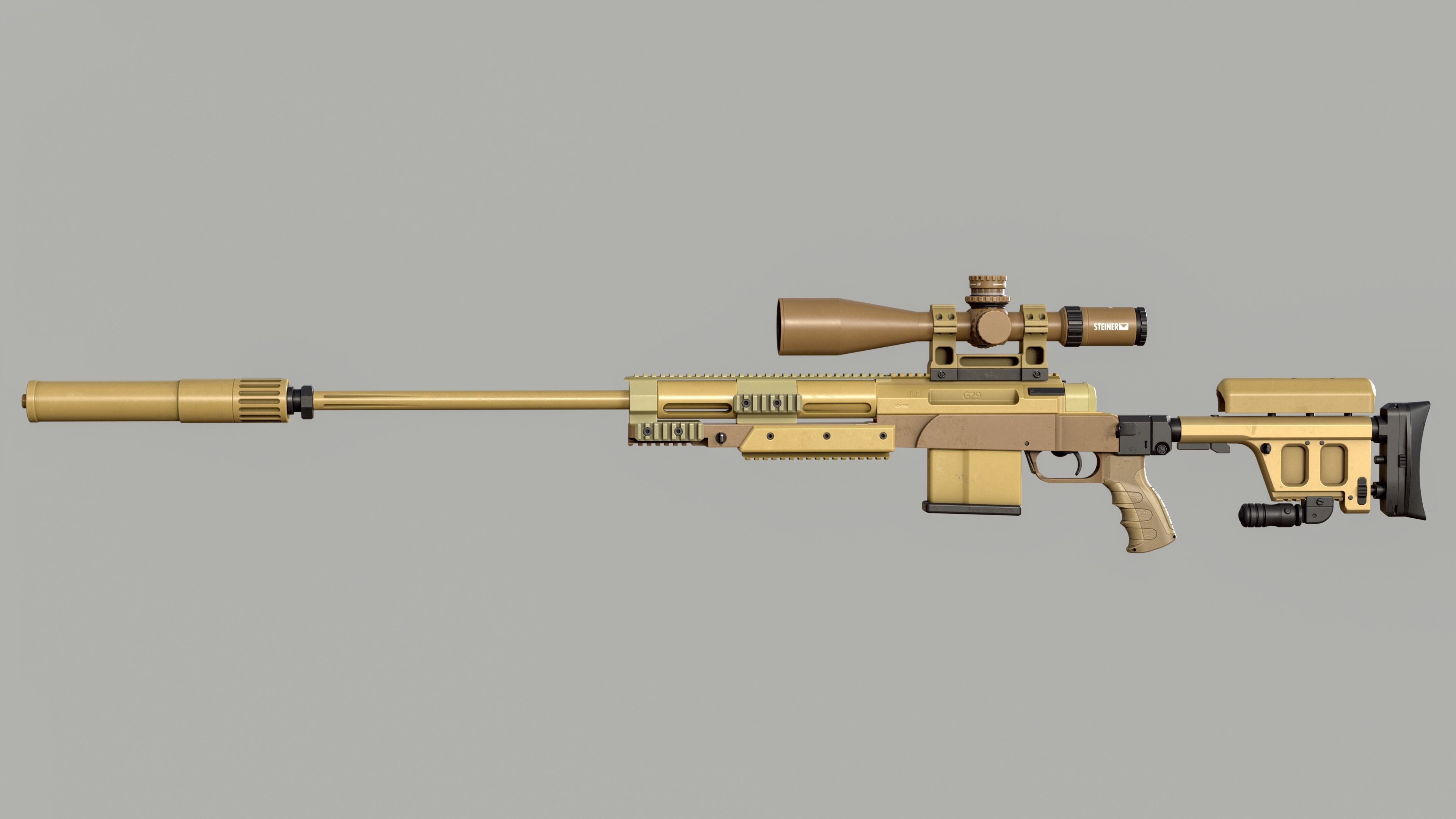 3D model Haenel RS9 - G29 - Replice - LOW POLY VR / AR / low-poly ...